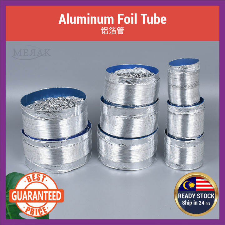 Aluminum Foil Tube Hose Pipe Ducting Ventillation Exhaust Fan Kitchen ...