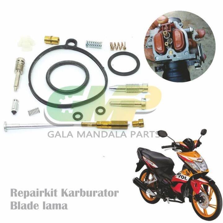 Repair kit Karbu Blade Revo Karburator Parkit isi Carbu Pilot Jet Assy ...