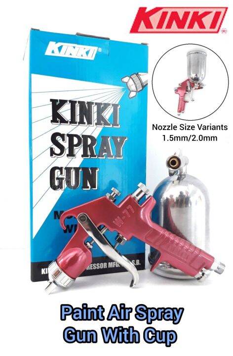 Kinki Paint Air Spray Gun W77 With Cup For Automotive And Machinery ...
