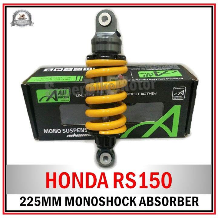 HONDA RS150 - AJI RACING 225MM Adjustable Gas Monoshock Absorber | Lazada