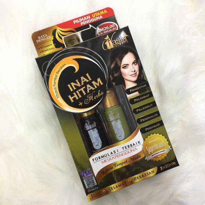 V ASIA INAI RAMBUT HITAM BERHERBA DAN INAI RAMBUT PERANG | Lazada