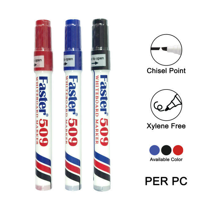 Faster 509 Whiteboard Marker - Chisel Point (M-F-509) | Lazada
