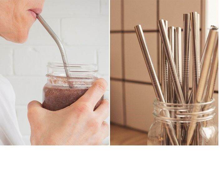 SEDOTAN STAINLESS BENGKOK STRAW SEDOTAN BESI STAINLESS SILVER | Lazada ...
