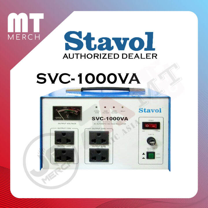 Stavol SVC-1000VA Automatic Voltage Regulator 1000 watts AVR 100% True ...