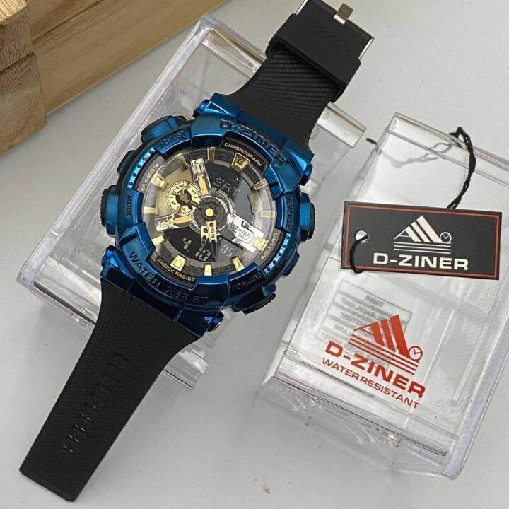 9 O'Clock ใหม่ล่าสุด นาฬิกาแฟชั่น D-ZINER (ดีไซเนอร์) แท้ สไตล์หัวเหล็ก ...