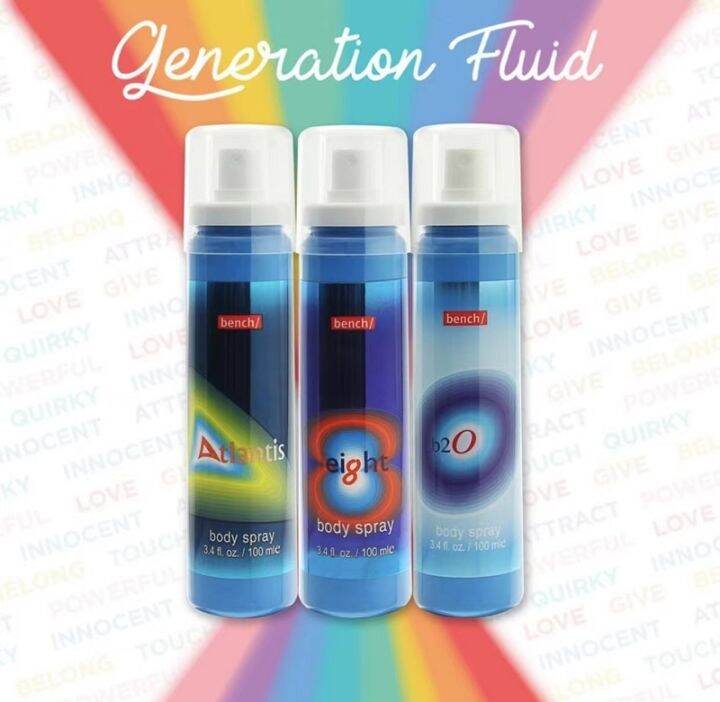 Philippine Bench niche perfume body spray fragrance spray100ml three ...