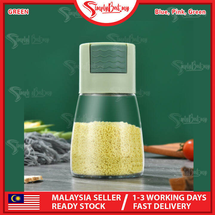 SIMPLYBEST Salt Press Bottle 1 Press 0.5g Seasoning Spice Bottle ...
