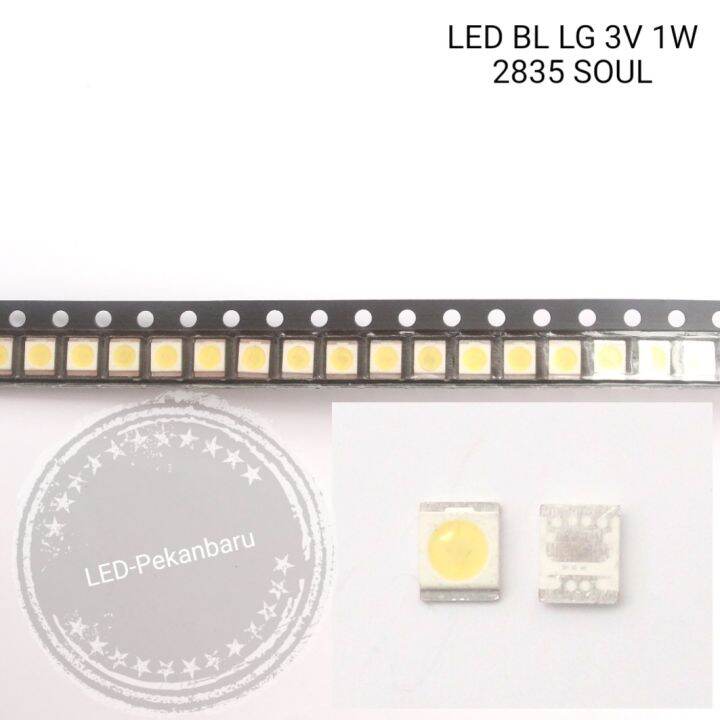 LED BACKLIGHT TV LG 2835 SEOUL 3528 3V 1W 100LM COOL WHITE PUTIH 1210 ...