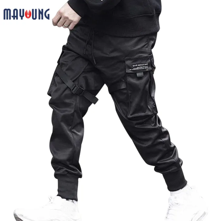 Mayoung กางเกงลำลองผู้ชาย,กางเกงซับเหงื่อกางเกงฮิปฮอปกางเกงคาร์โก้หลาย ...
