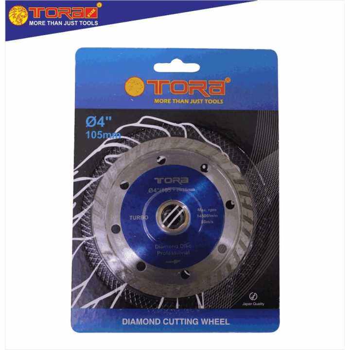 TORA Diamond Cutting Wheel - Pisau Potong Keramik Turbo Wet & Dry ...