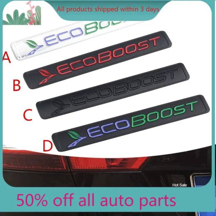 NEW 1 x Metal EcoBoost Badge Engine Emblem Car Decal Sticker Badge For ...