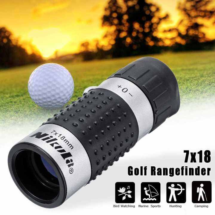 7x18 163m/1000m Golf Monocular Rangefinder Distance Meter Finder ...