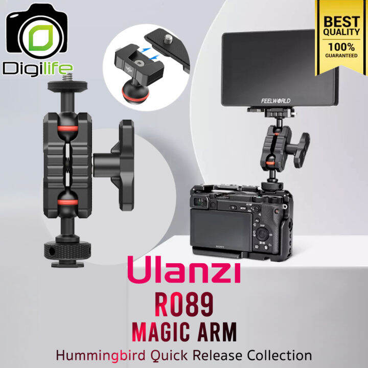 Ulanzi R089 Magic Arm 4 inch Hummingbird เมจิกอาร์ม พร้อม หัวบอล 2หัว ...