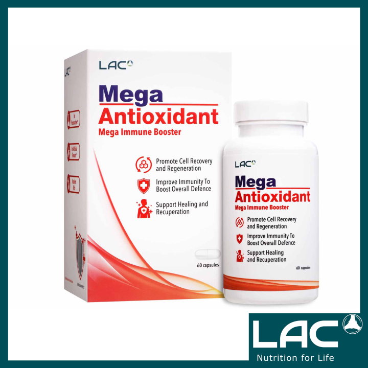 LAC Mega Antioxidant (60 capsules) (Best by: November 2024) | Lazada PH