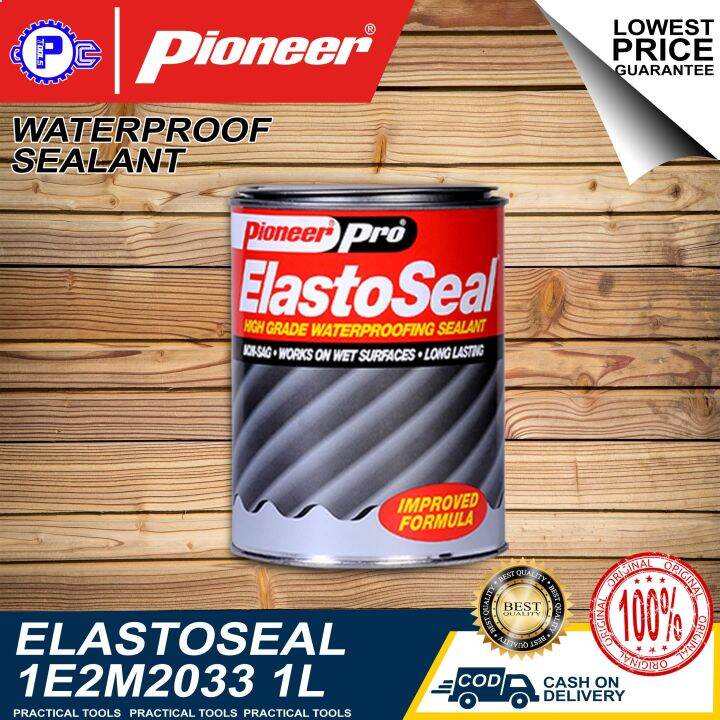Pioneer ElastoSeal High Grade Waterproofing Sealant 1/4L, 1/2L & 1L | Lazada PH