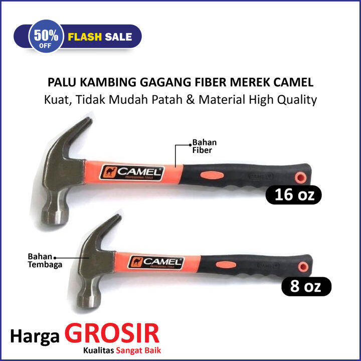 Palu Kambing Tukang Bangunan Gagang Fiber Baja Martil Tukang Bangunan ...