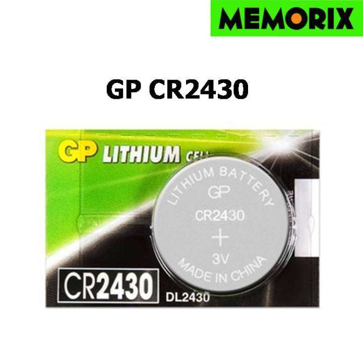 GP CR2430 ถ่าน Lithium Coin Cell 3V | Lazada.co.th