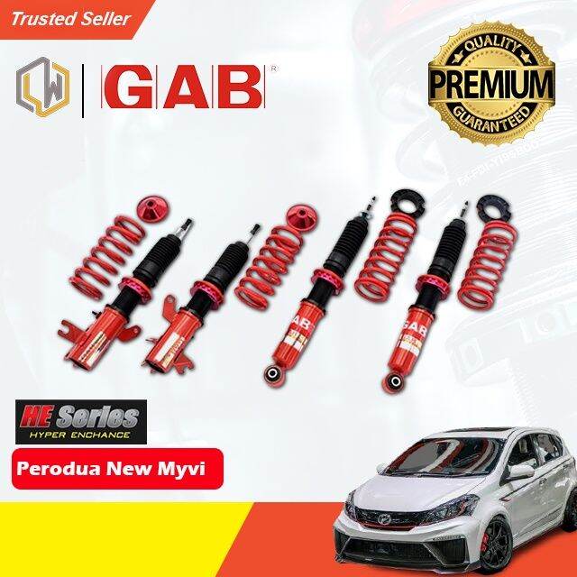 Perodua New Myvi (2018-2022) - GAB HE Series Hilow Bodyshift Adjustable ...