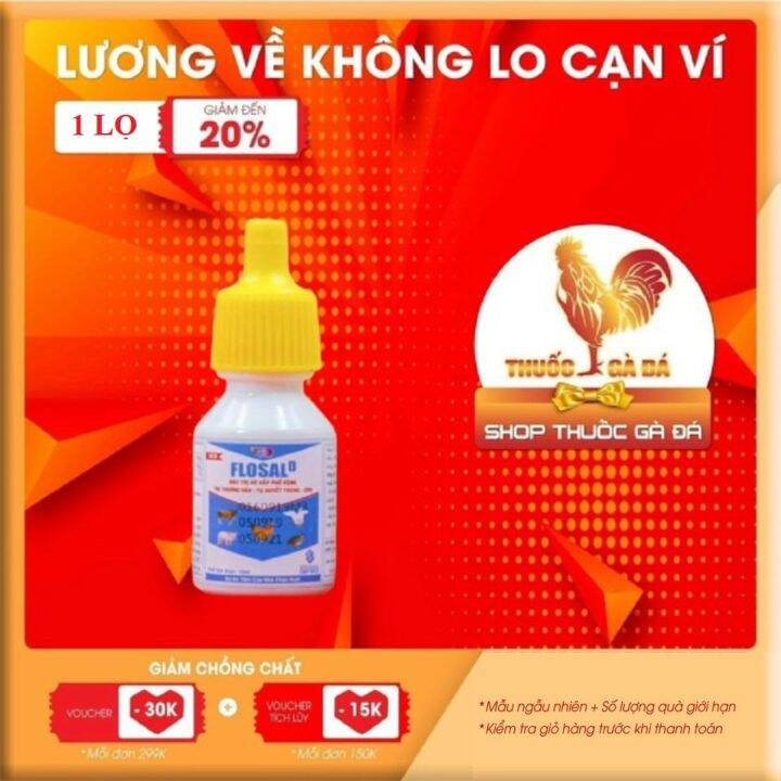 [ BD ] [ CHUYÊN DÙNG CHO GÀ ĐÁ ] Flosal - D thuốc trị gà khò khè, thuốc ...