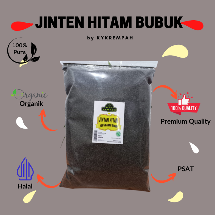 JINTEN HITAM BUBUK [ 250 GRAM ] - HABATUSSAUDA BUBUK | Lazada Indonesia