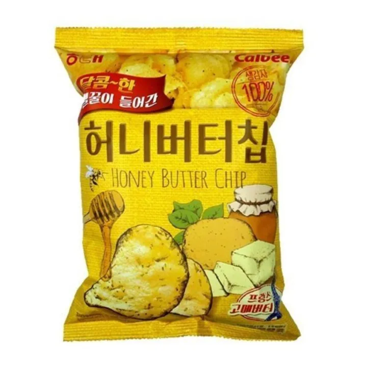 Haitai Calbee Honey Butter Chip 韩国进口海太蜂蜜黄油薯片 60g | Lazada