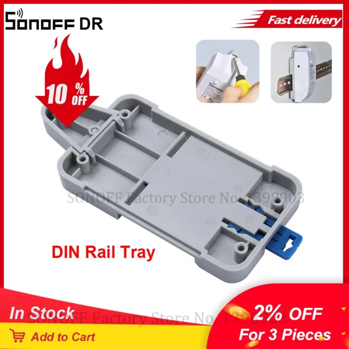 SONOFF DR DIN Tray For Basic/RF/ Pow/ TH10/16/ Wifi Smart Switch DR DIN ...