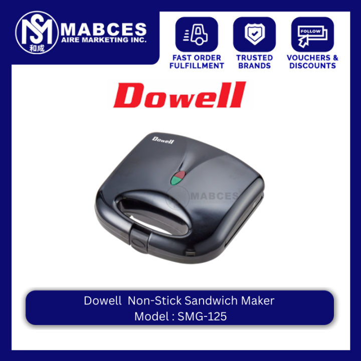 Dowell Non-Stick Sandwich Maker SMG-125 | Lazada PH