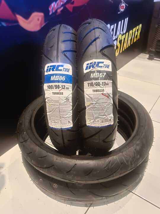 BAN TUBELES RING 12 MERK IRC ASLI BAN TUBLES SCOOPY F1 BAN MOTOR FREEGO ...