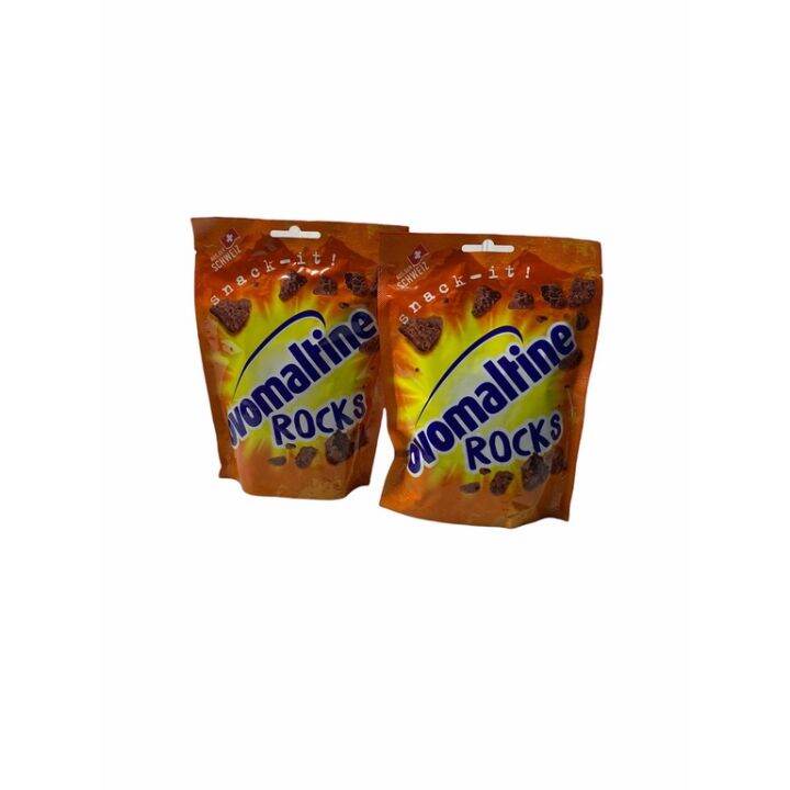 ส่งฟรี OVOMALTINE ROCK OVO ROCKS Snack-It 60g แพคสีส้ม 1SETCOMBO/บรรจุ ...