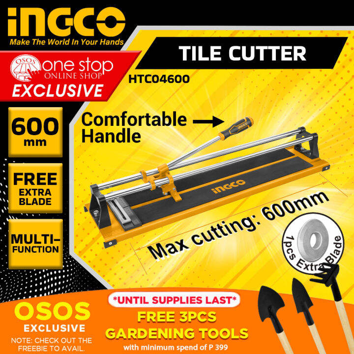INGCO Original Manual Tile Cutter 600mm HTC04600 *OSOS* | Lazada PH