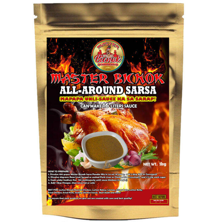 Master Bicnok All-Around Sarsa Powder Mix 1kg (All-Purpose Lechon Sauce ...