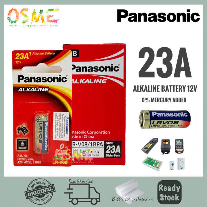 Panasonic 23A Alkaline Battery 12V (100% Original) | Lazada