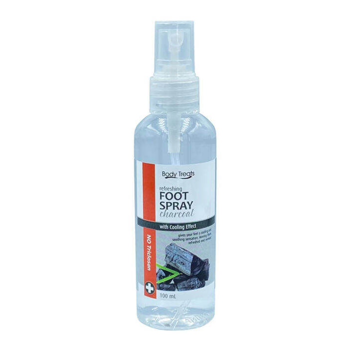 Refreshing Foot Spray Charcoal Scent 100ml by Body Treats | Lazada PH