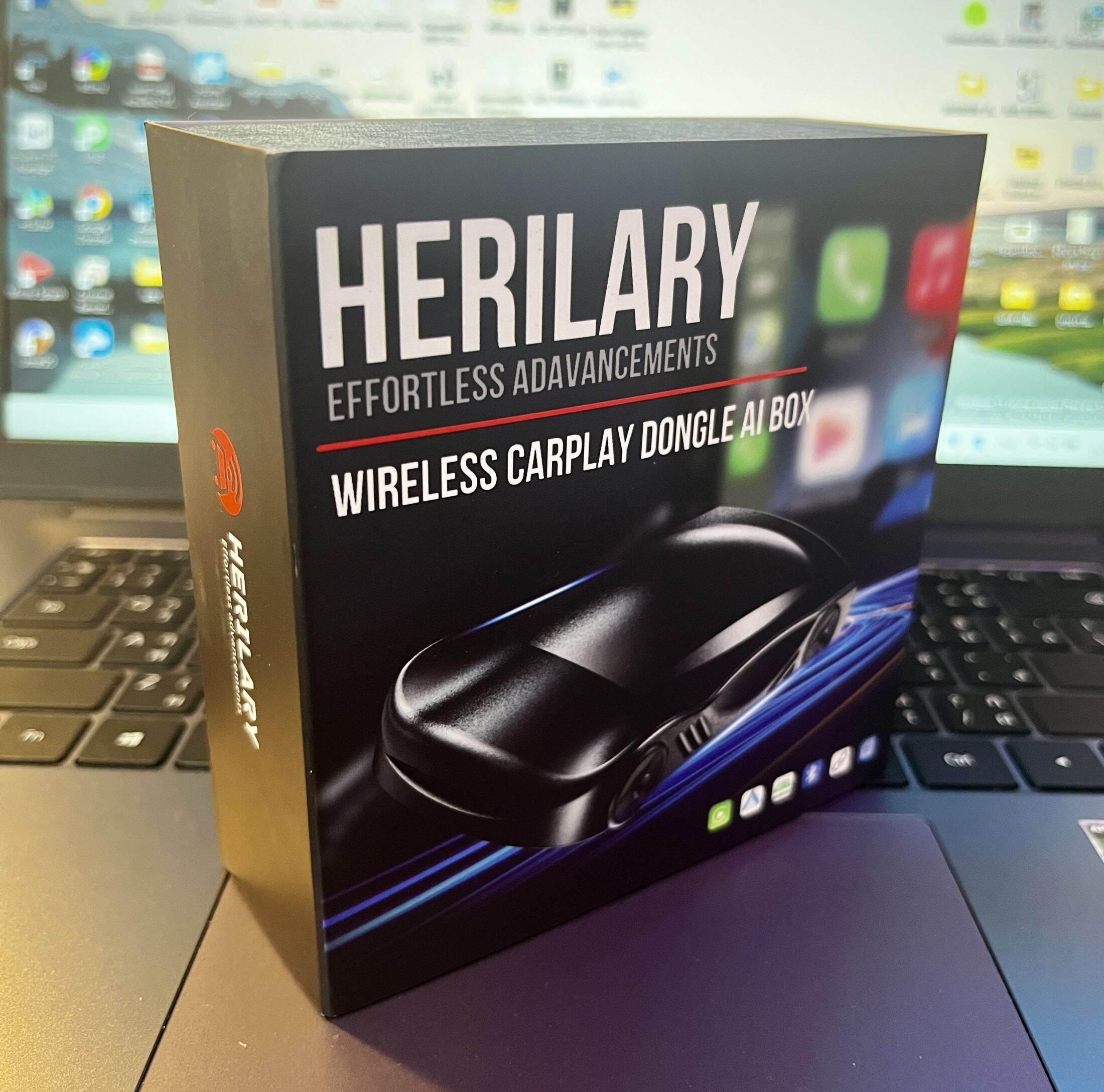 Netflix, YouTube, Tiktok Herilary C6 Wireless Android Auto, CarPlay Adapter 2 in1 Carplay Smart ...