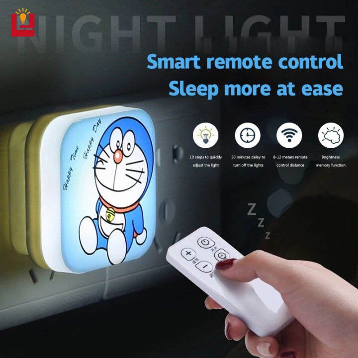 YONUO Led Light Cartoon Kt Cat Doraemon Night Light Room Decoration ...