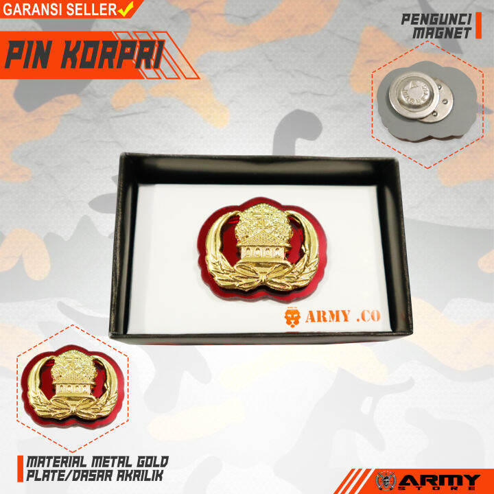 Pin korpri dasar akrilik pengunci magnet | Lazada Indonesia