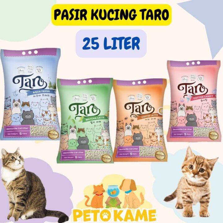 Pasir Kucing TARO 25 Liter | Pasir Gumpal Wangi Kotoran Kucing - Coffee ...