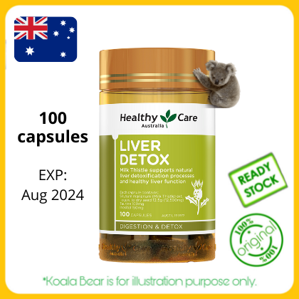 Healthy Care Australia Liver Detox (100 Capsules) Milk Thistle For ...
