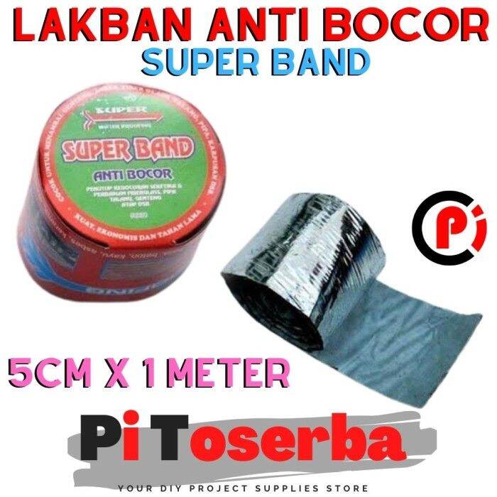 SUPER BAND Lem Seng Lakban Anti Bocor Genteng Asbes 5cm x 1 Meter ...