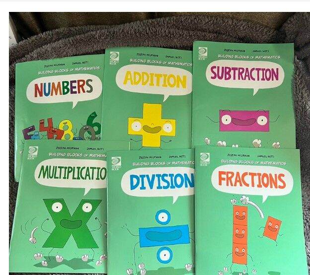 ชุดหนังสือ BUILDING BLOCKS OF MATHEMATICS 6 เล่ม พร้อม Link ยุทูป คลิป ...