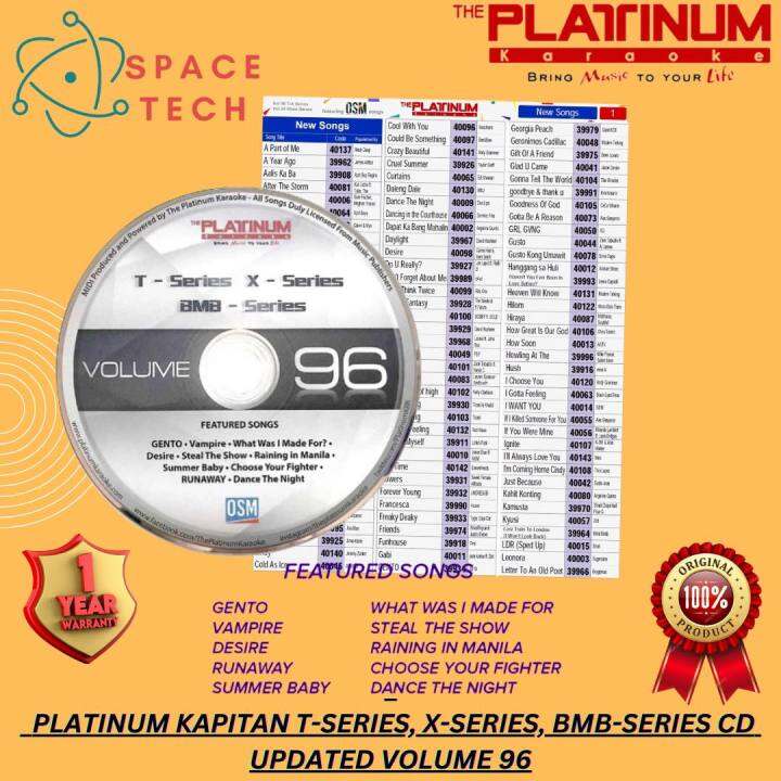 Platinum Kapitan T-Series, X-series, BMB-Series CD Update Volume 96 NOV 2023 | Lazada PH