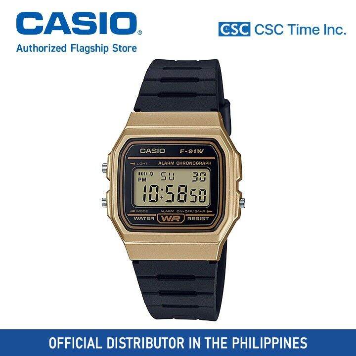 Casio Vintage (F-91WM-9ADF) Black Resin Strap Digital Watch | Lazada PH