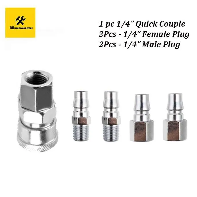 COD 1/4inch Hose Quick Release Air Compressor Connector Coupler ...