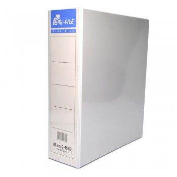 EMI File PVC White 2Q Ring File 65mm | Lazada