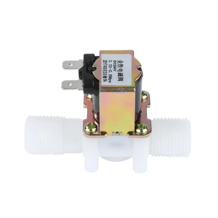 1PC Plastic 1/2'' 12V 24V 220V Electric Magnetic Water Control Valve ...