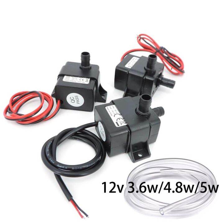 ♀☞﹊ DC 12V Mini Water Pump Fountain Aquarium Pumps 3.6w 4.8W 5w 240L/H ...