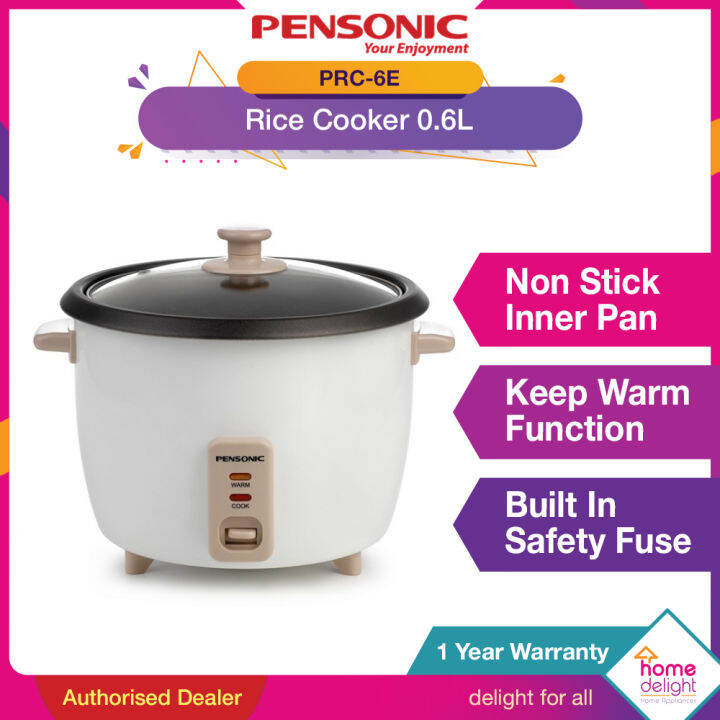 Pensonic Non-Stick Rice Cooker 0.6L [ PRC-6E / PRC6E ] | Lazada