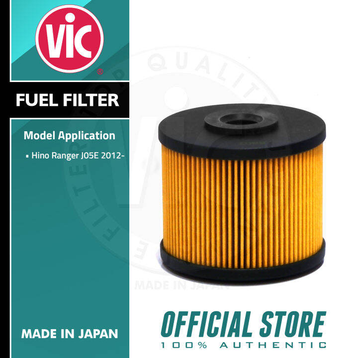 VIC Fuel Filter F-615 For Hino Ranger J05E 2012- | Lazada PH