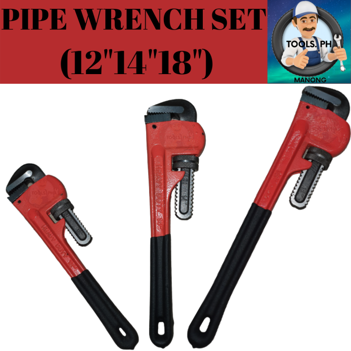 Tools Ni Manong Pipes Wrench 12" 14" 18" Yabe Tubo With Variations Solo ...