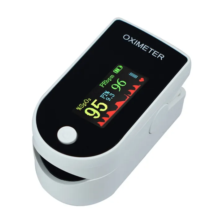 [OXY-OVAL]เครื่องวัดออกซิเจนปลายนิ้วOximeter วัดชีพจร วัดค่าSpO2และวัด ...